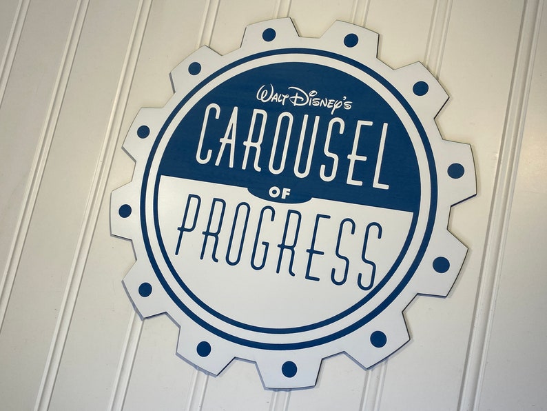 Carousel of Progress Sign - Etsy