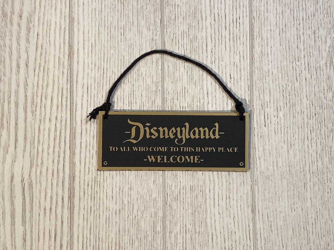 Disneyland Welcome Sign Ornament - Etsy