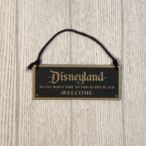 Disneyland Welcome Sign Ornament - Etsy