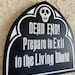 Haunted Mansion Dead End Sign - Etsy