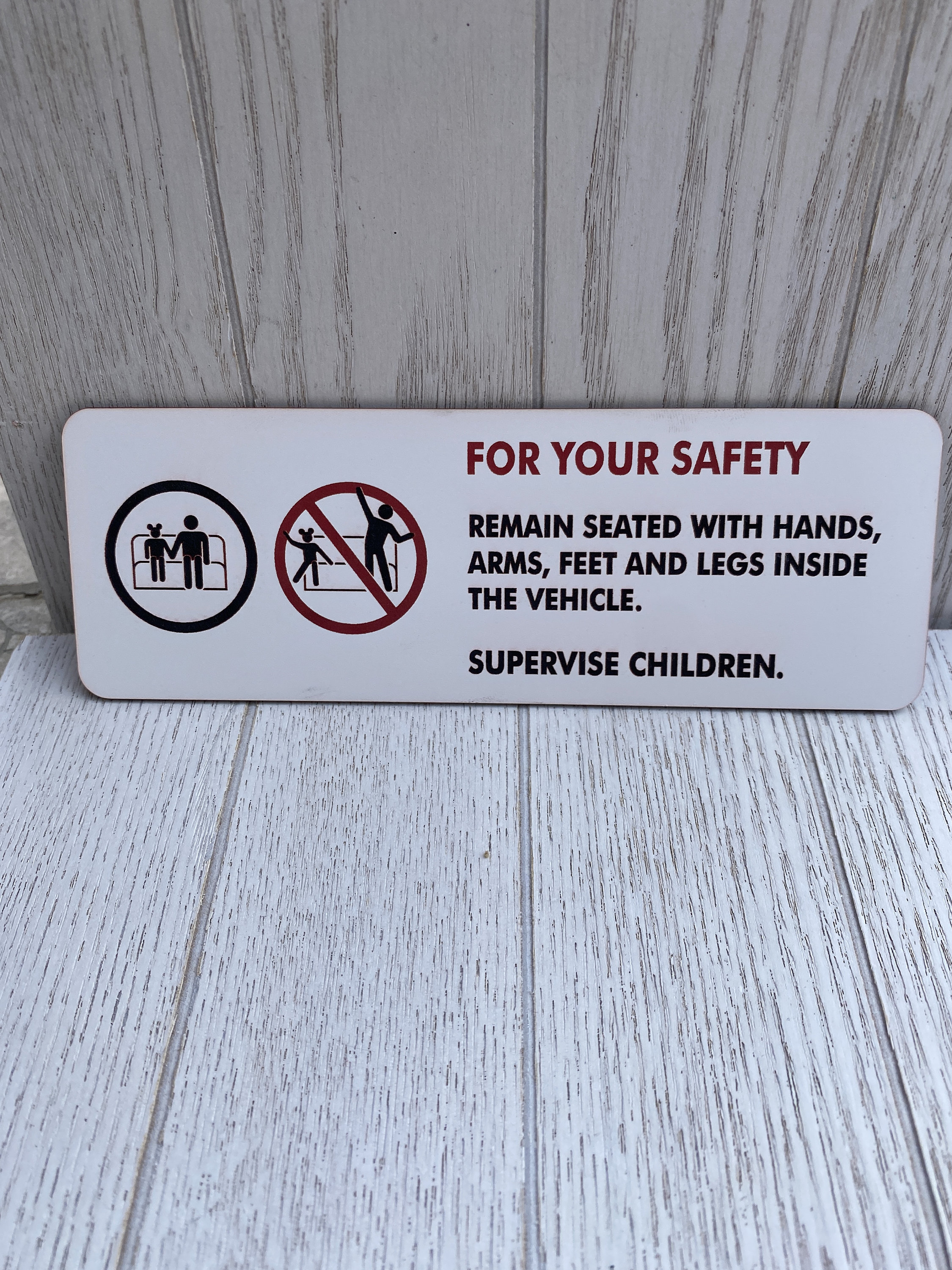 Disney Inspired Safety Sign - Etsy