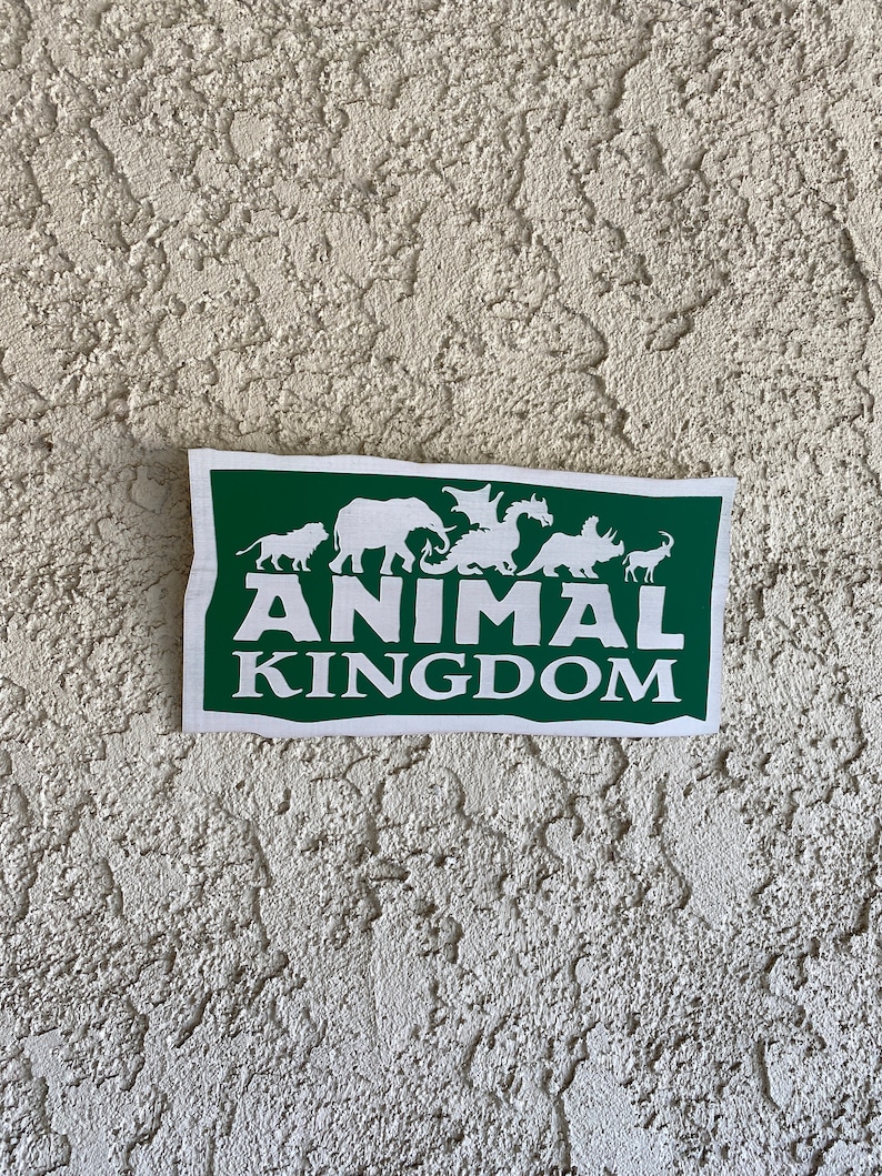 Animal Kingdom Logo Sign - Etsy