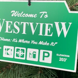 Wanda Vision Westview Sign - Ornament - Etsy