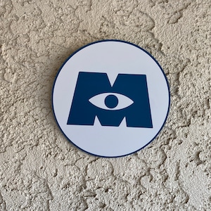 Monsters Inc Logo - Sign - Etsy