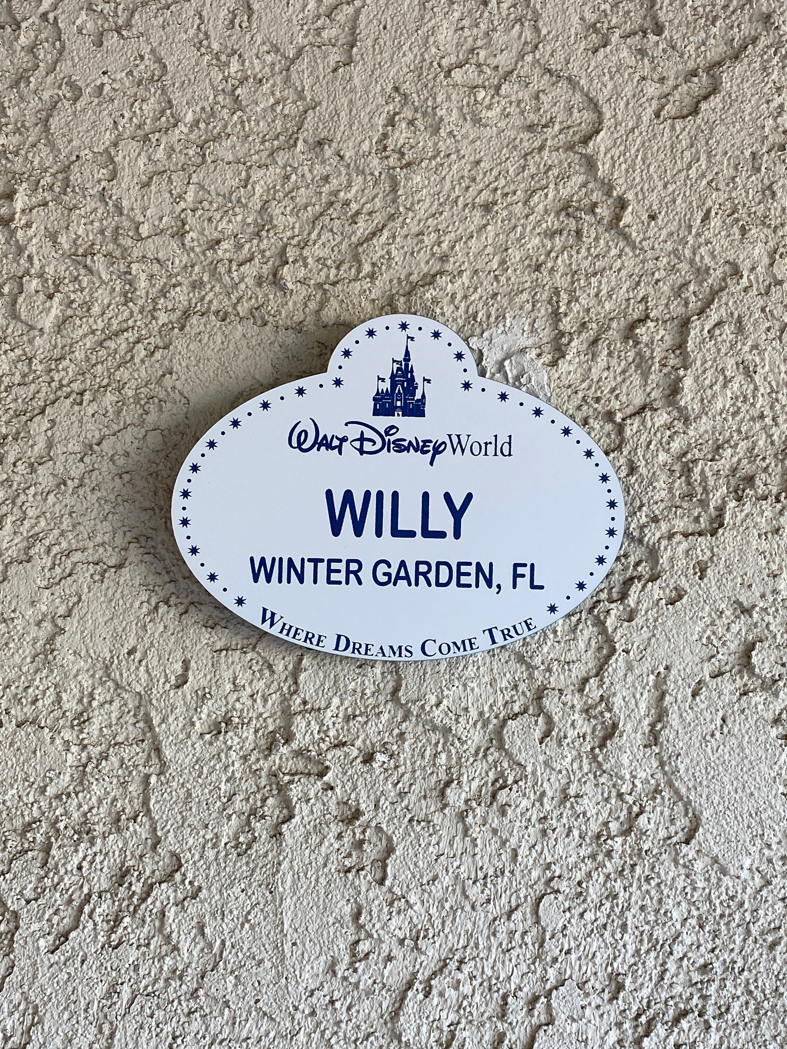 Cast Member Name Tag Badge Desk Sign Personalized - Etsy