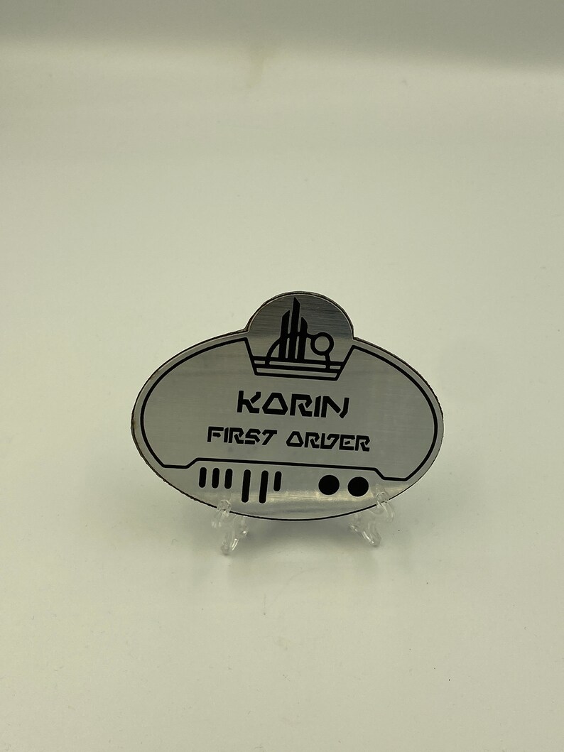 Galaxy's Edge Name Tag Fridge Magnet | Etsy