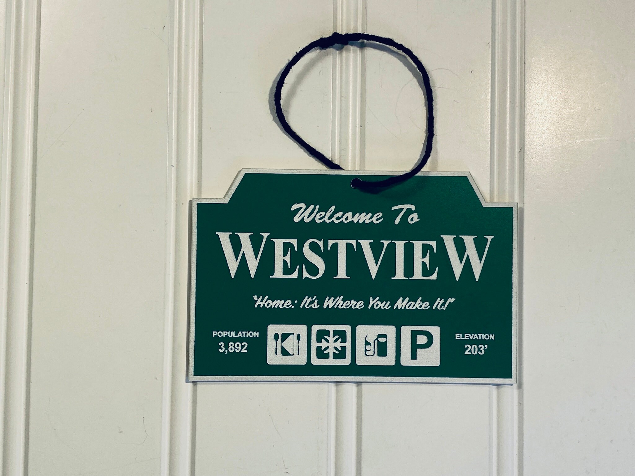 Wanda Vision Westview Sign Ornament - Etsy
