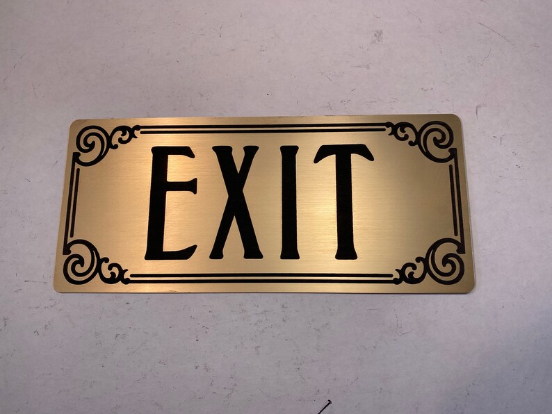 Exit Sign - Etsy