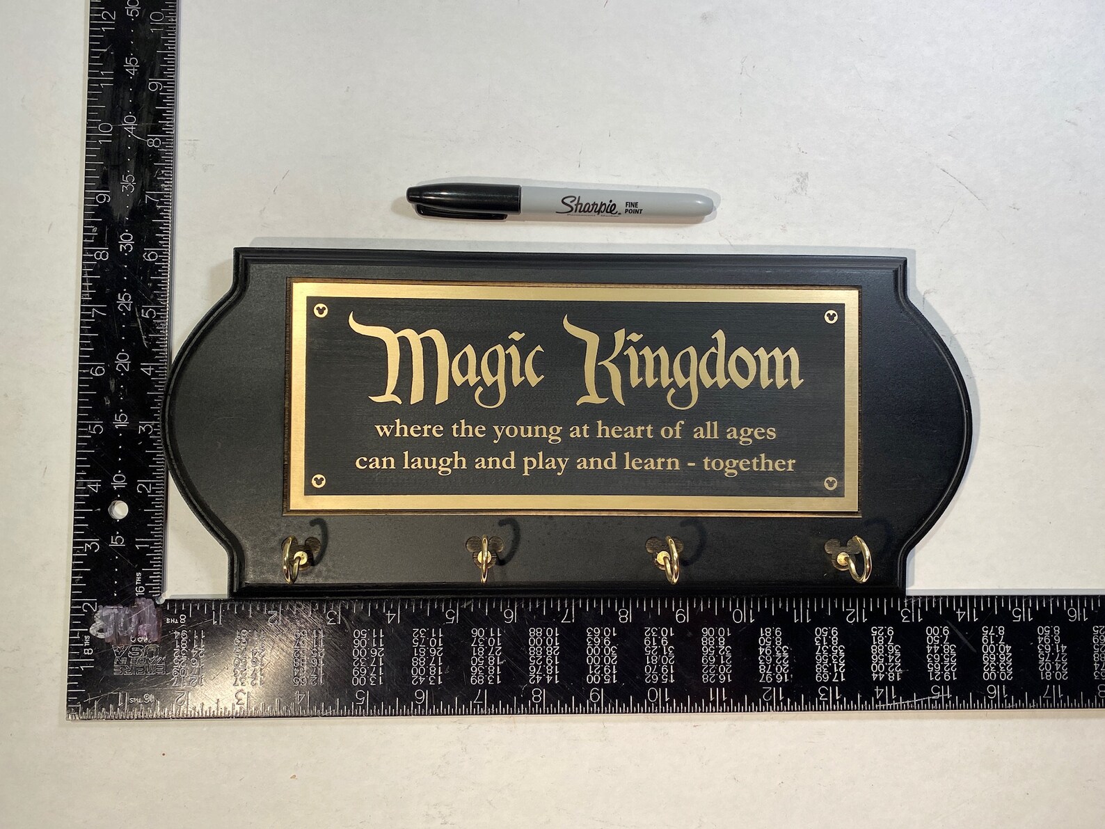 Disney Plaque With Hooks Multiple Sign Options - Etsy