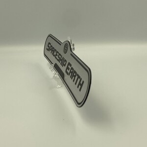 Spaceship Earth Sign - Etsy