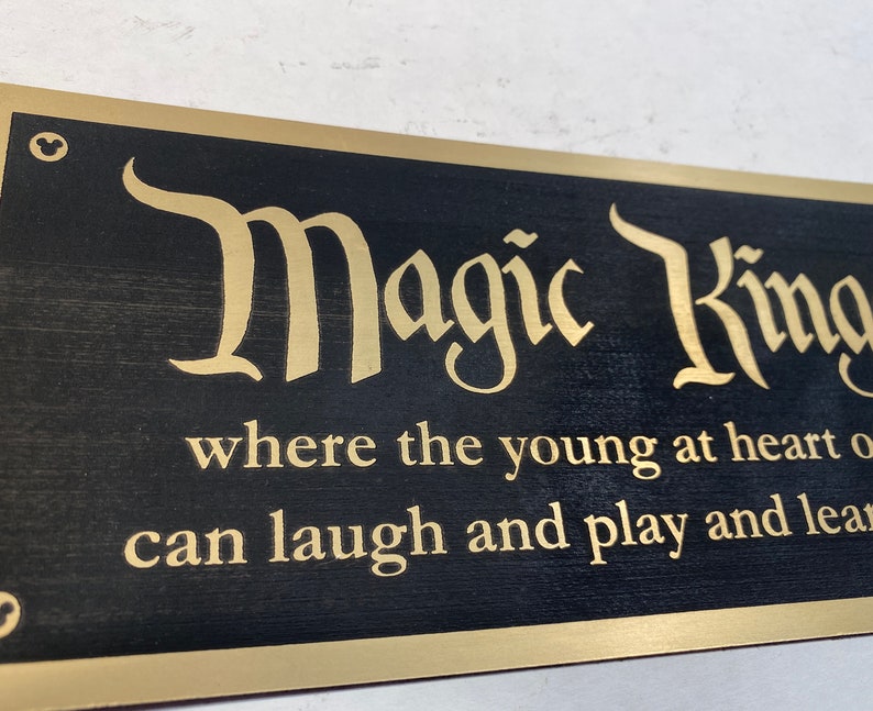 Magic Kingdom Sign | Etsy