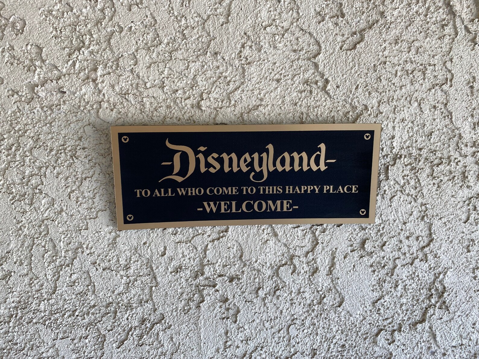 Disneyland Welcome Sign | Etsy