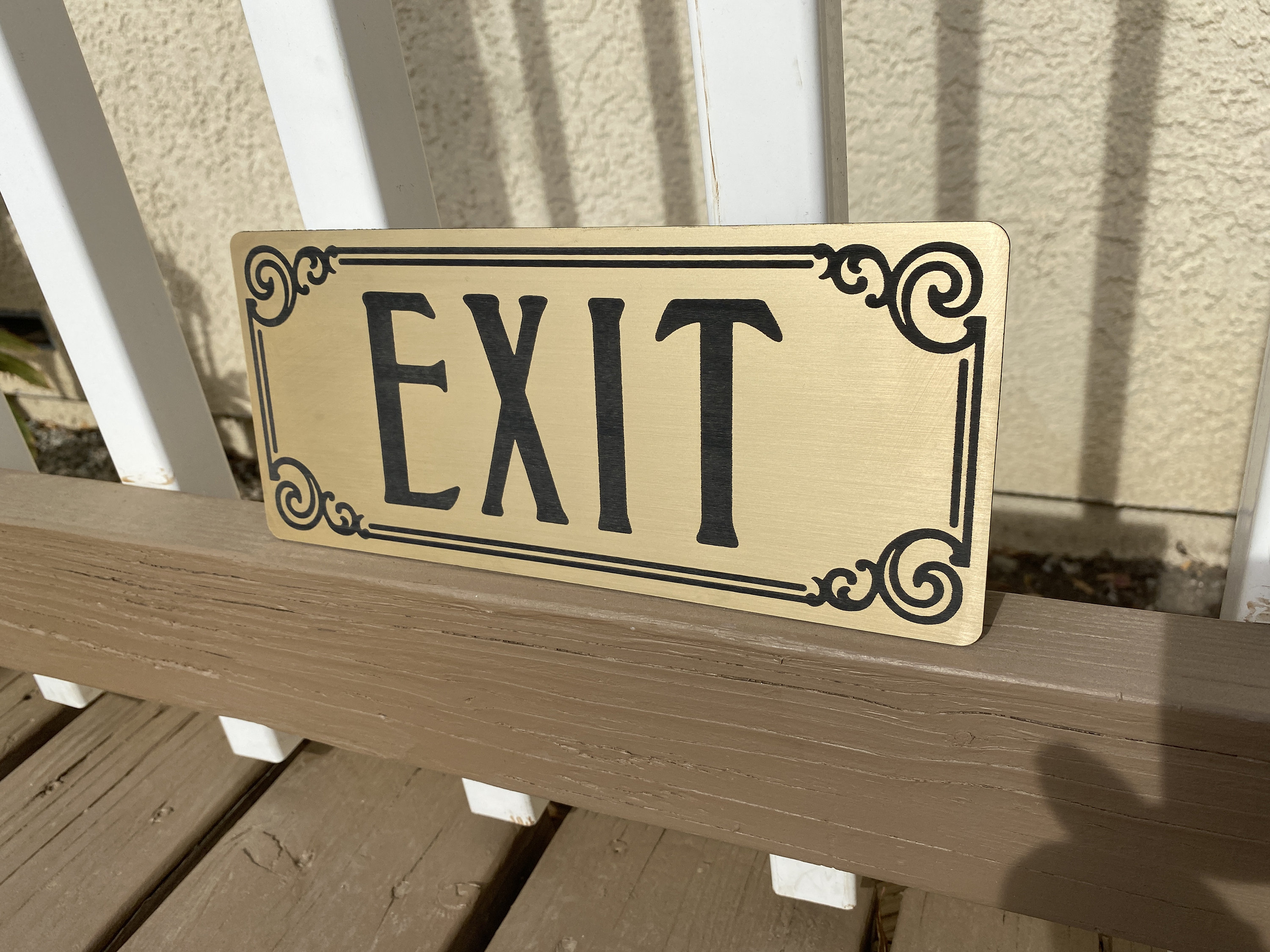 Exit Sign - Etsy