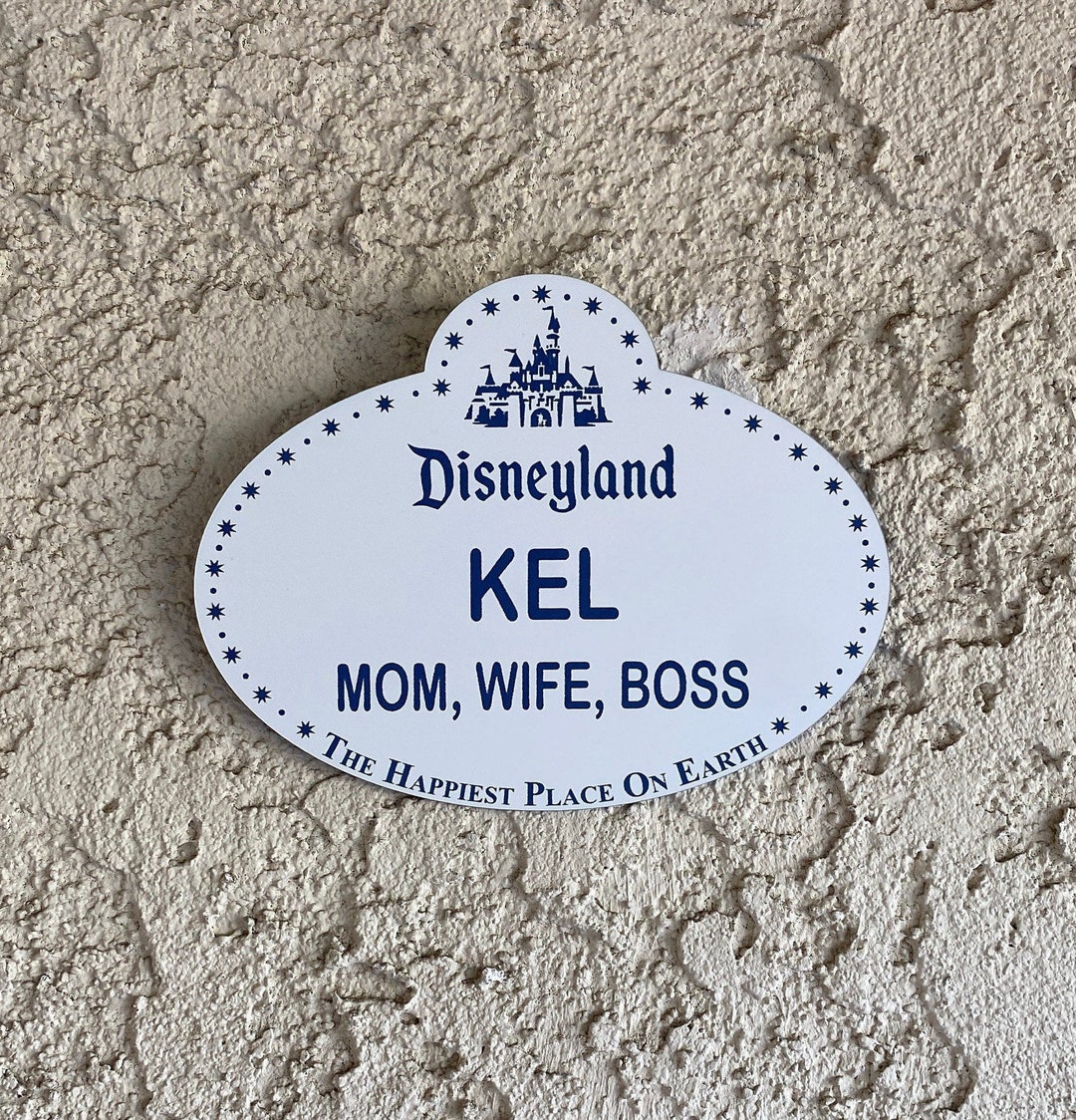 Cast Member Name Tag Badge Desk Sign Personalized - Etsy