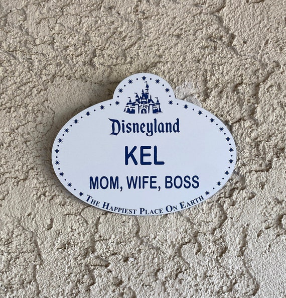 Cast Member Name Tag Badge Desk Sign Personalized | Etsy