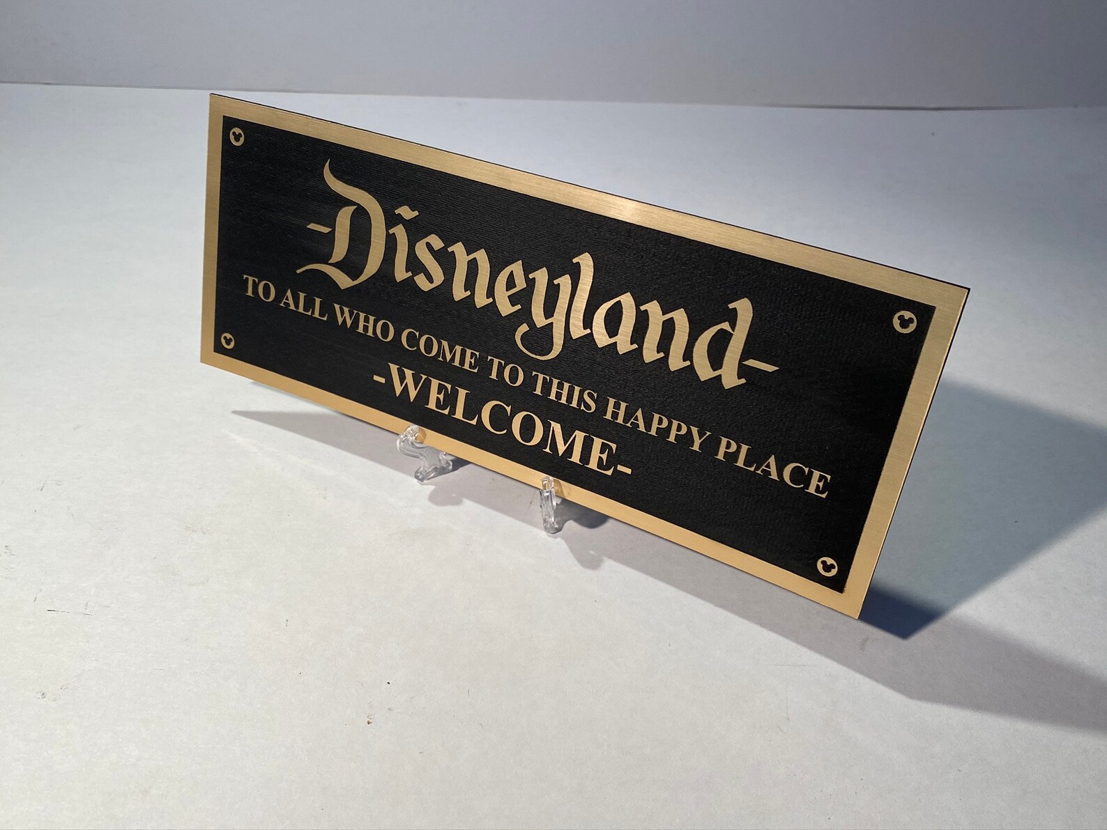 Disneyland Welcome Sign | Etsy