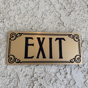 Exit Sign - Etsy