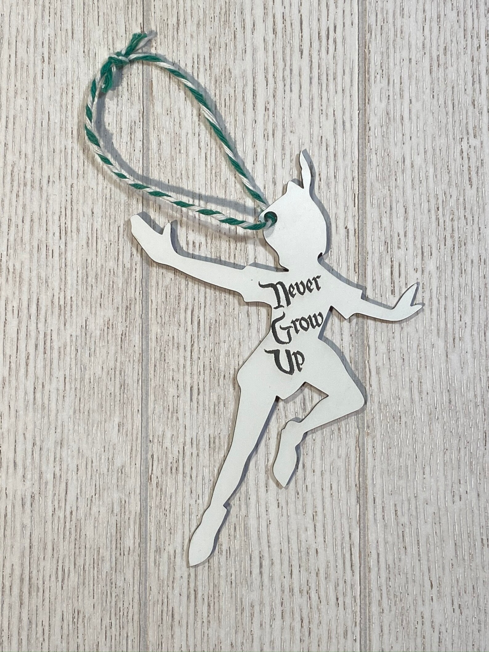 Peter Pan Ornament Never Grow Up | Etsy