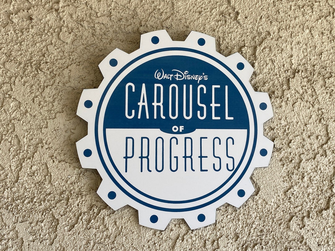 Carousel of Progress Sign - Etsy