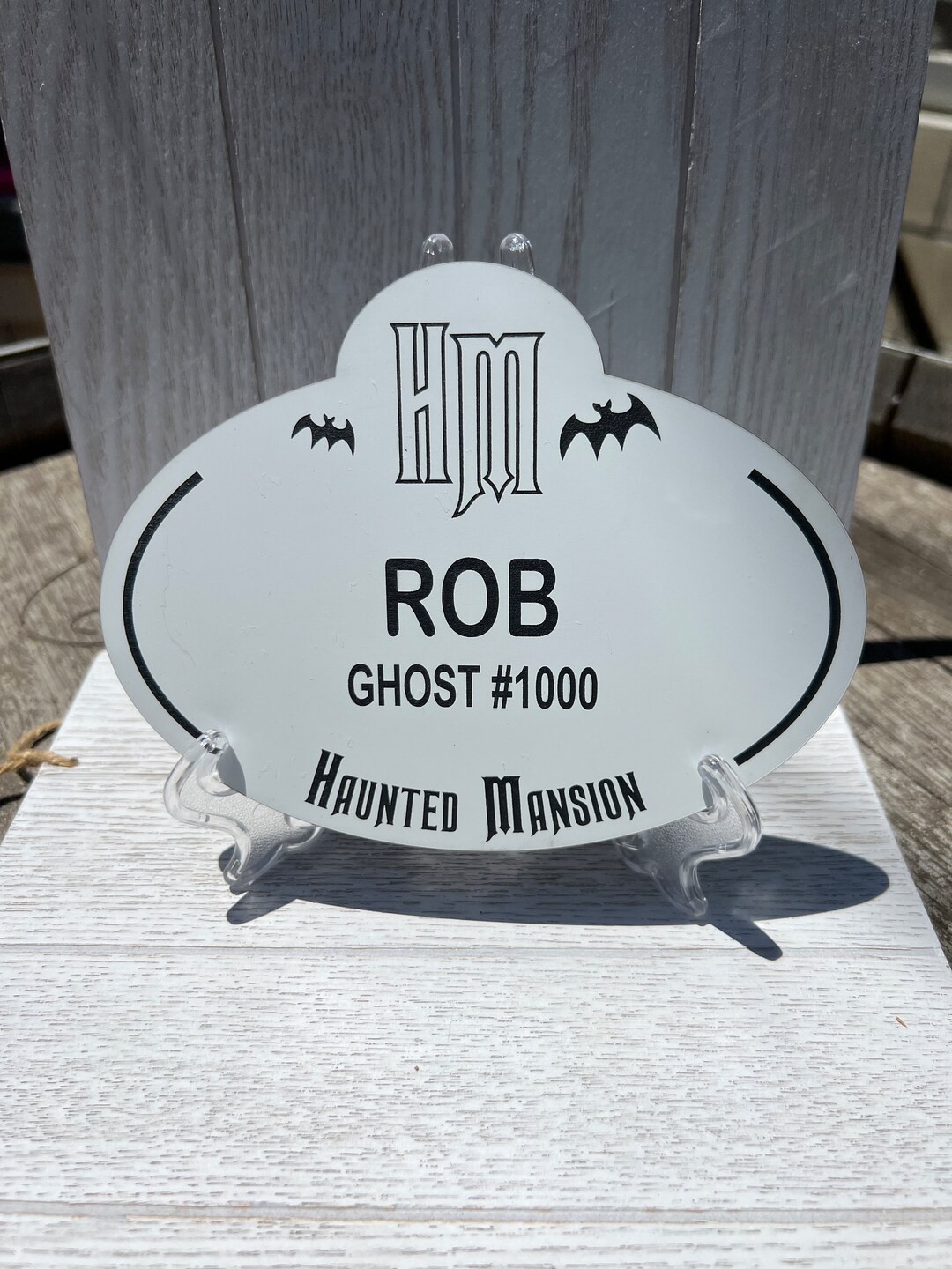 Haunted Mansion Inspired - Custom Name Badge Sign - Multiple Design ...