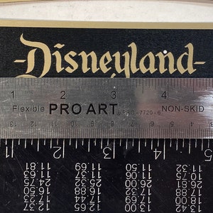 Disney Plaque Set - Disneyland & Disneyworld - Etsy