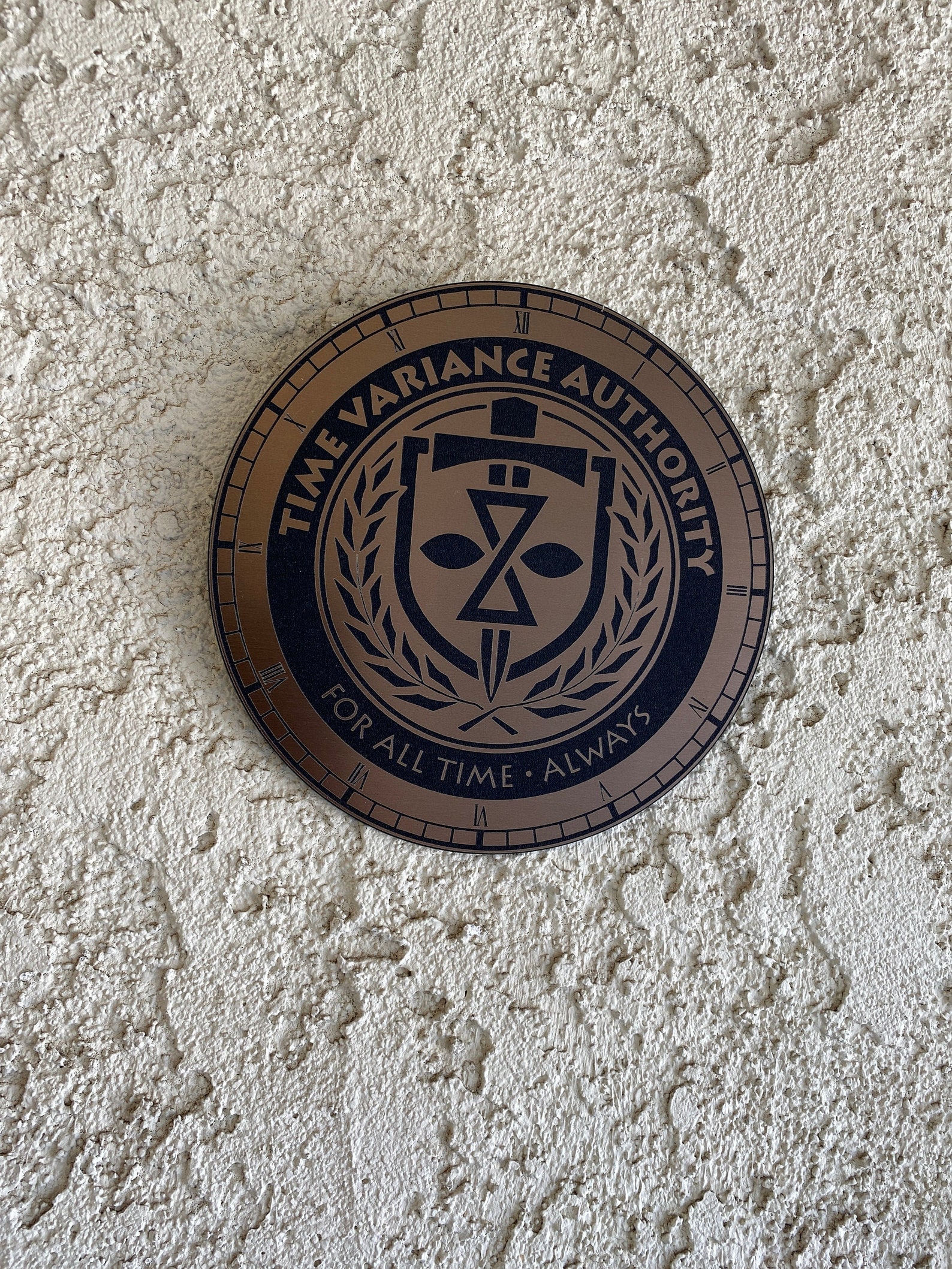 Time Variance Authority Sign - Etsy