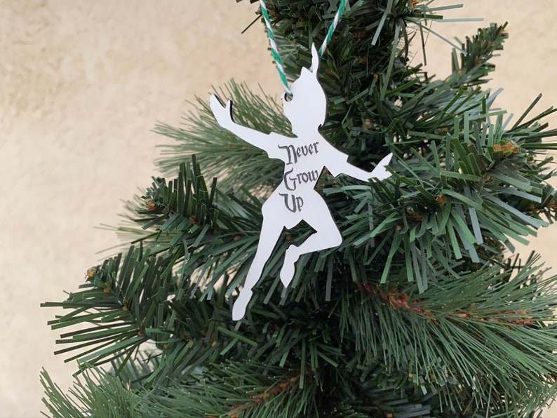 Peter Pan Ornament Never Grow Up | Etsy
