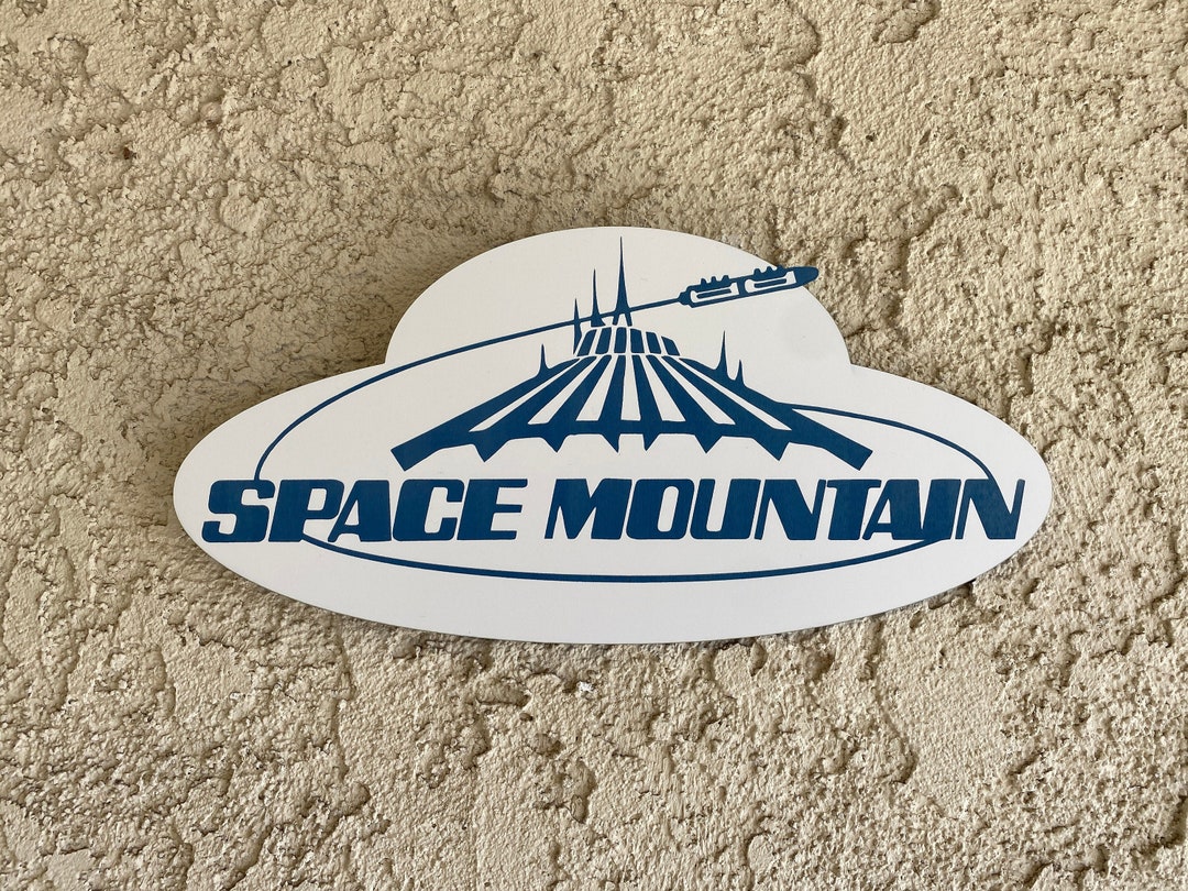 Space Mountain Sign - Etsy