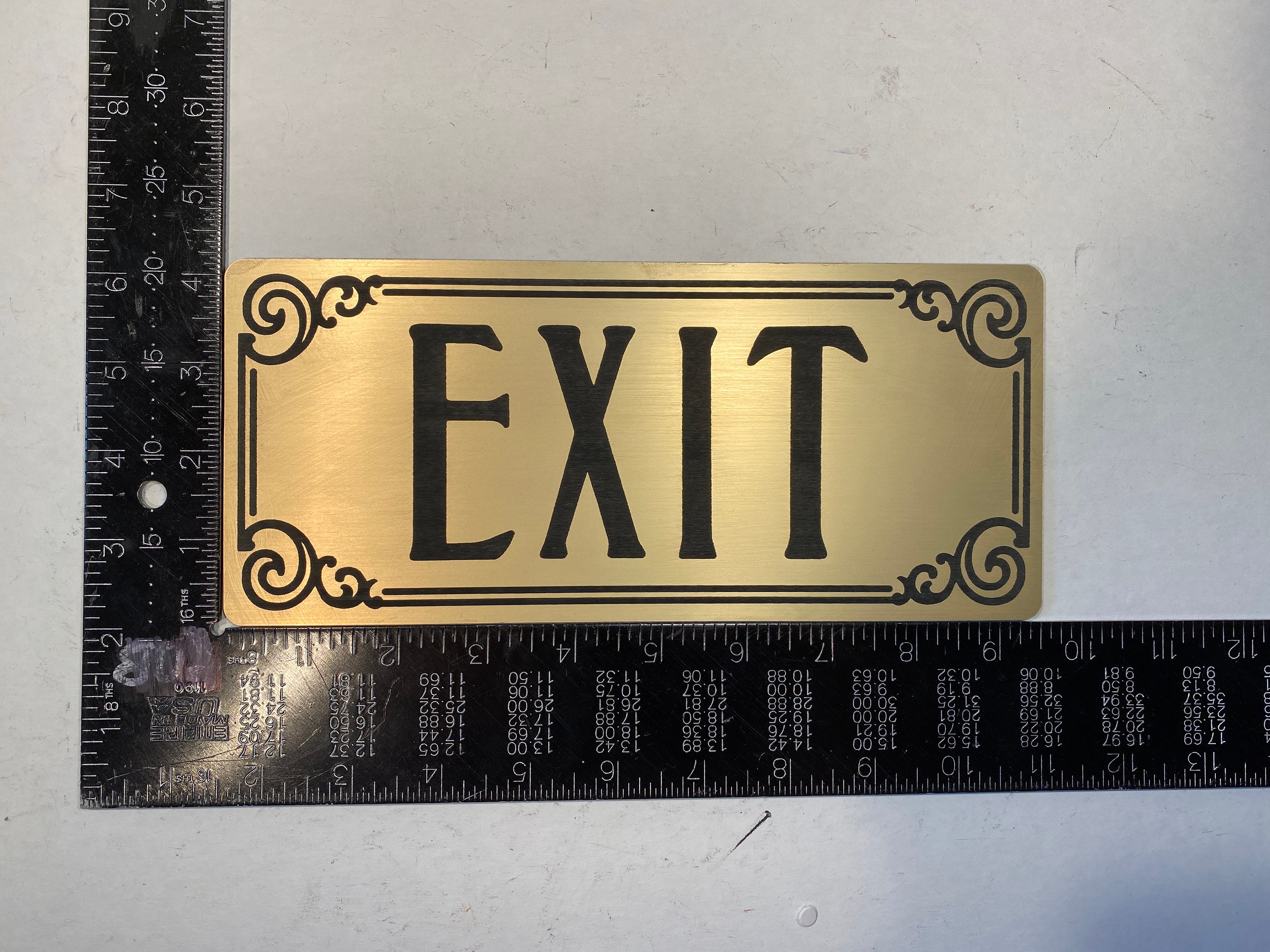 Exit Sign - Etsy