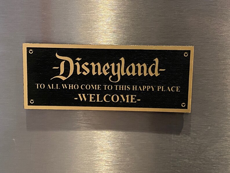 Disney Welcome Magnets - Etsy