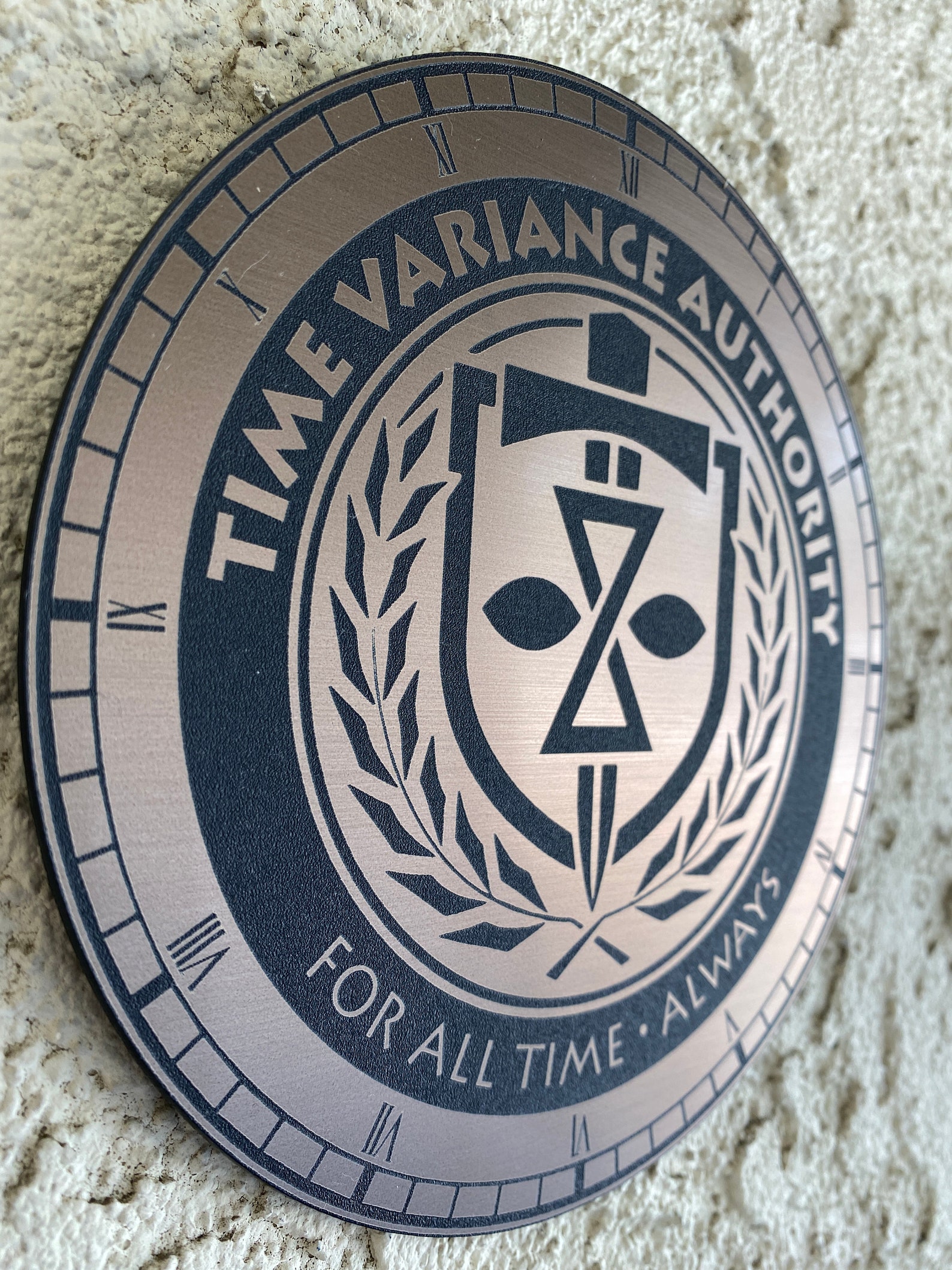 Time Variance Authority Sign - Etsy