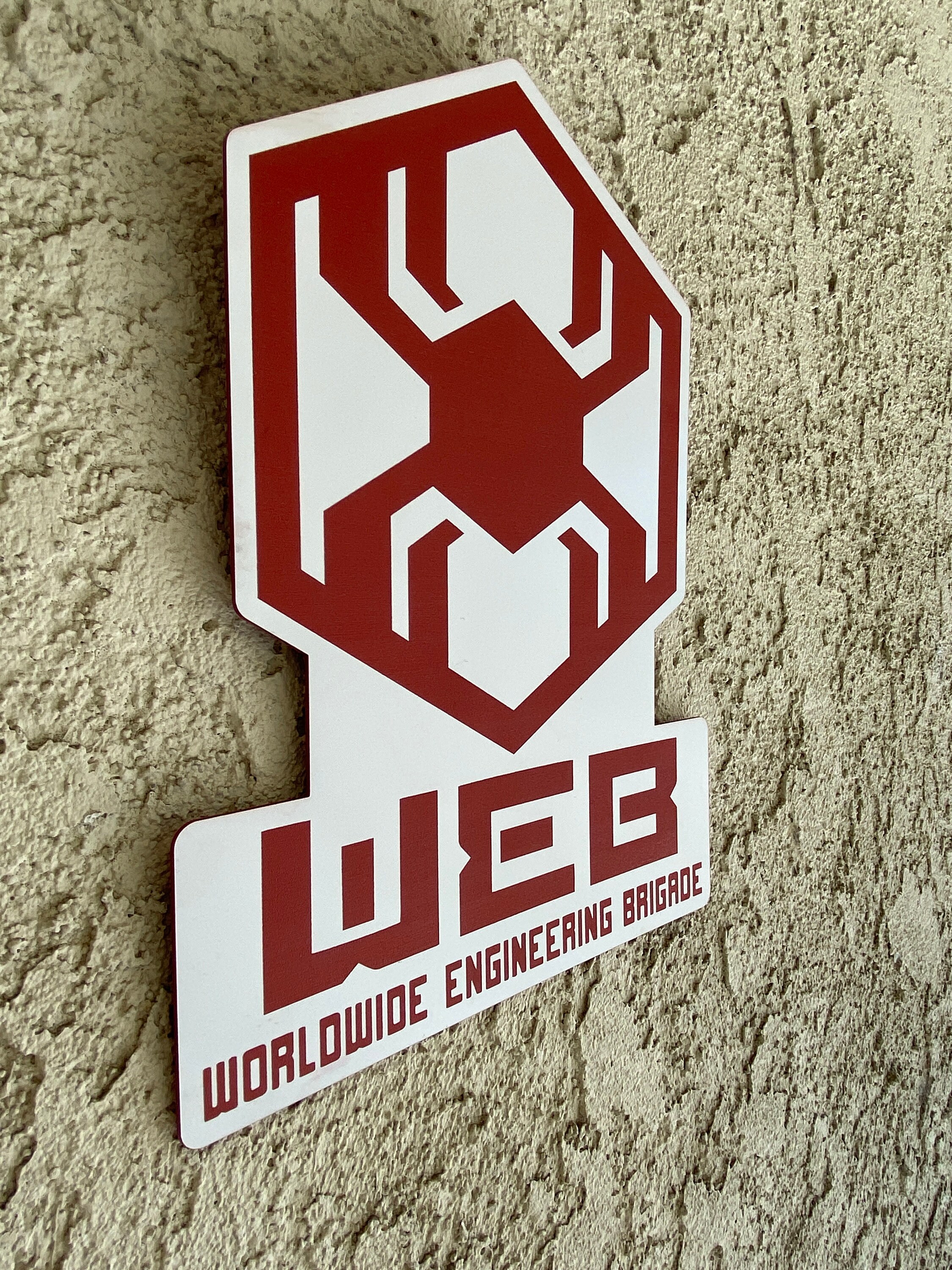 Spiderman W.E.B. Sign - Etsy