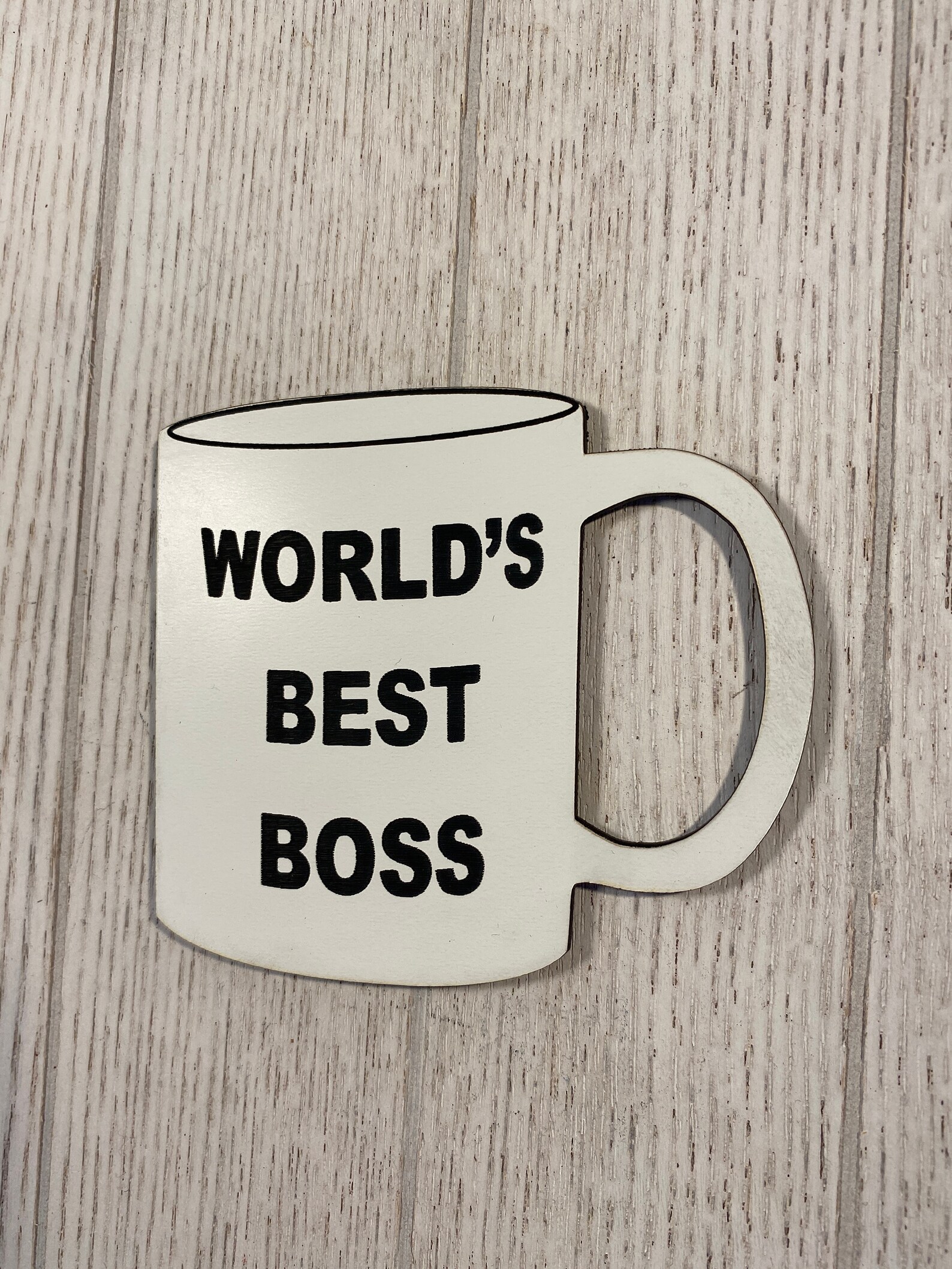 The Office Inspired World's Best Boss Mug Magnet - Etsy