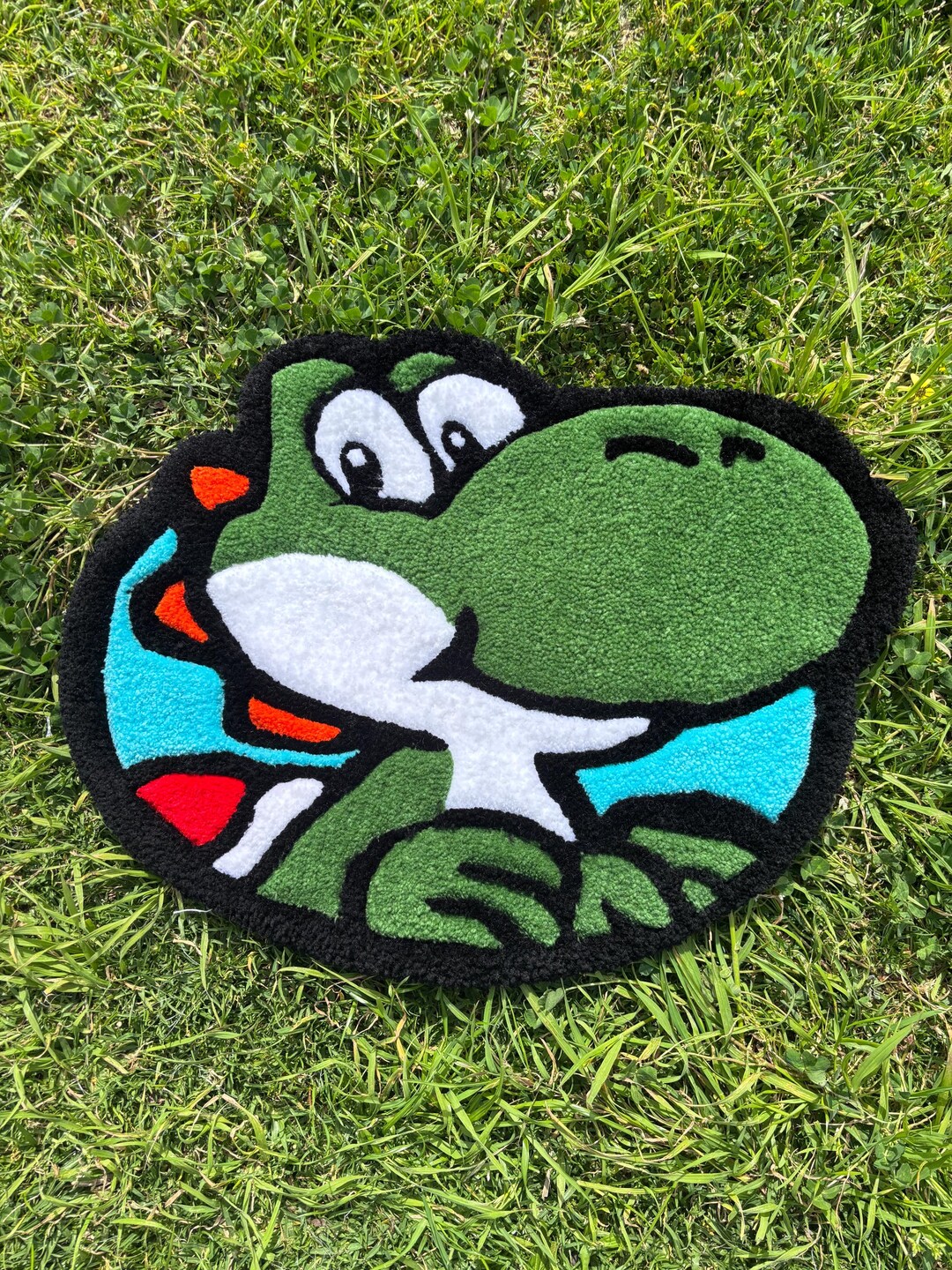 Yoshi Tufted Rug | Mario Bros | Yoshi - Etsy Australia