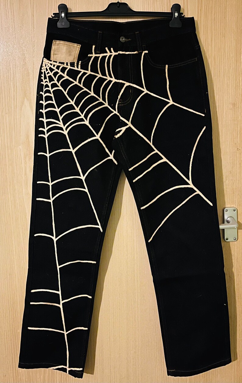 Spiderweb Jeans - Etsy