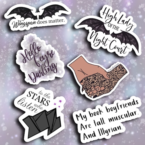 ACOTAR Sticker Set / A Court of Thorns and Roses Series / - Etsy