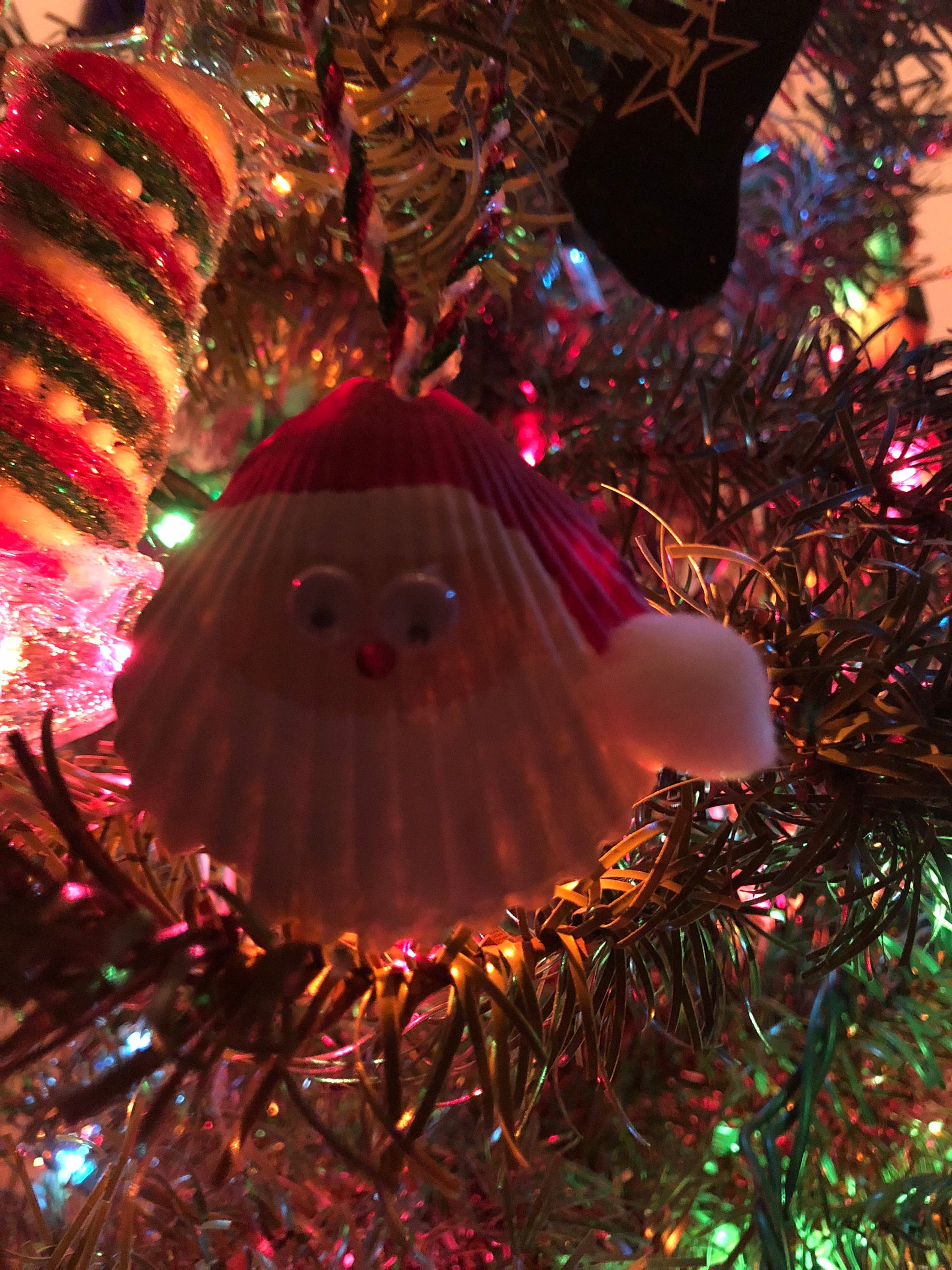Seashell Santa Ornament - Etsy