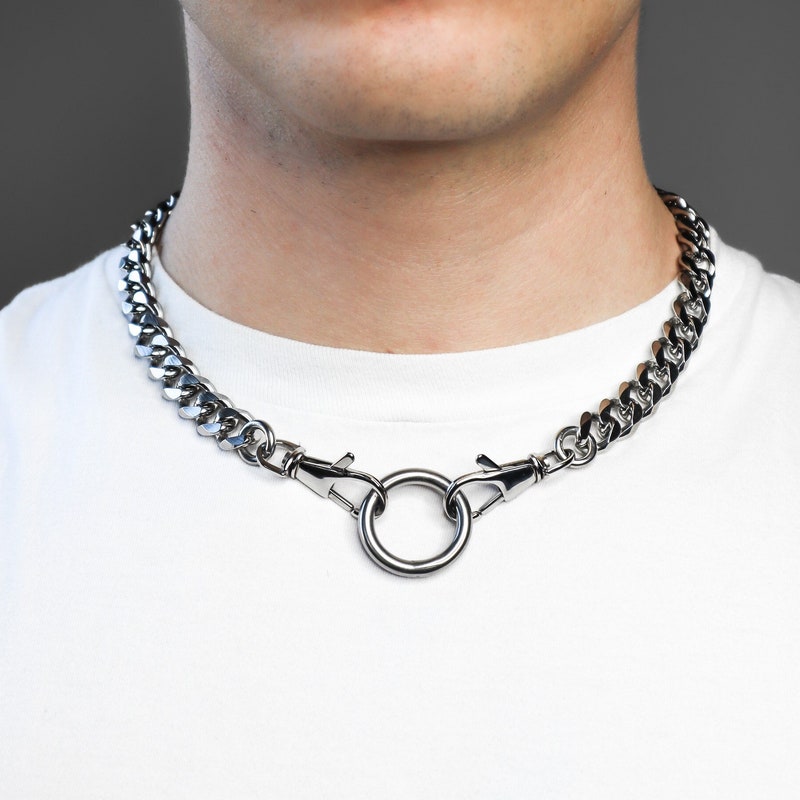 Double Ring Chain - Etsy