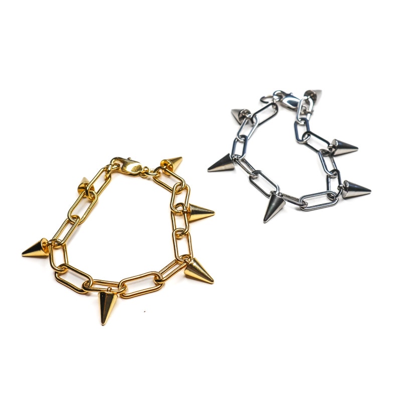 Spiked Punk Bracelets - Etsy