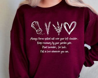 Practical Magic Shirt, Salt Rosemary Lavender Love Shirt, Magical Shirt ...