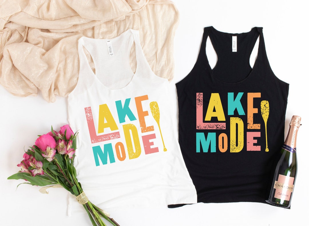Lake Mode Tanks Top, Lake Tank Top, Vacation Tank Top, Summer Camp Tank ...
