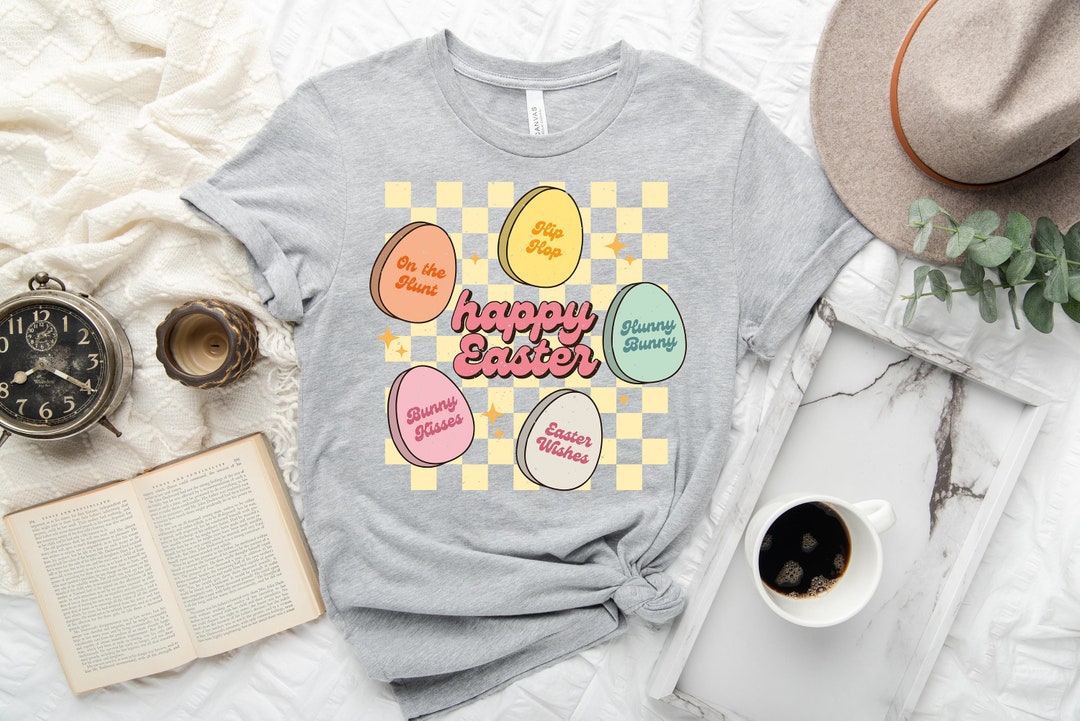 Happy Easter Shirt, Christian Easter Shirt, Easter Eggs and Glitters ...