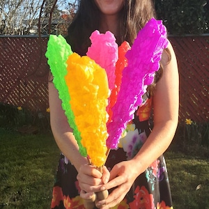 Giant Rock Candy Sticks Large Rock Candy Decorations Huge Rock Crystal ...