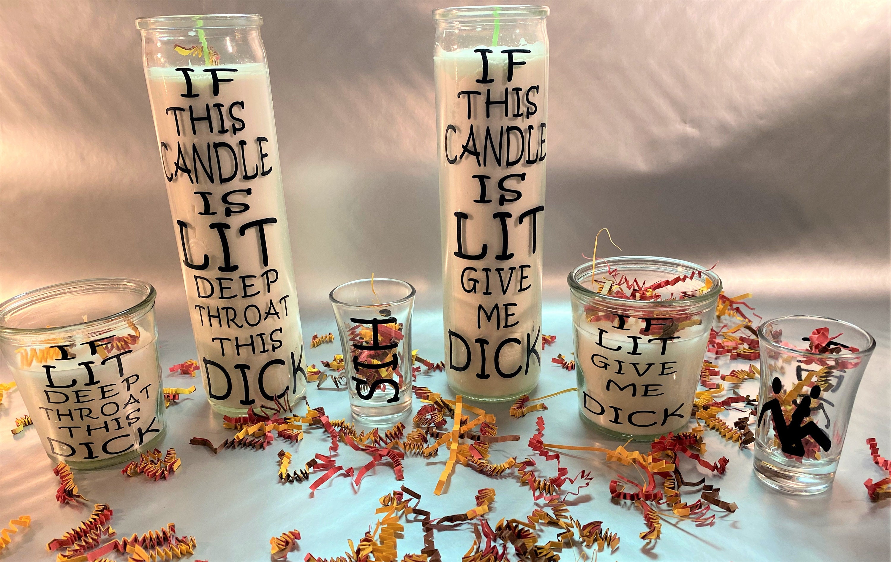 Naughty Sex Candles Dirty Kinky Candle Gift Set Funny | Etsy