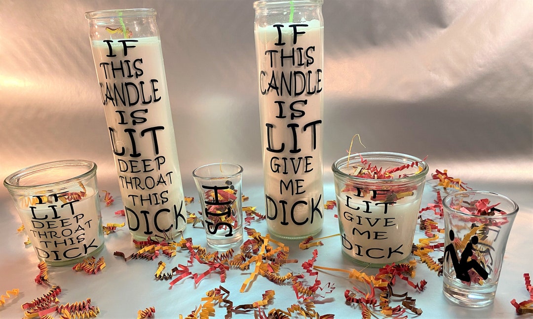 Naughty, Sex Candles| Dirty, Kinky Candle Gift Set| Funny Candle| Shot ...