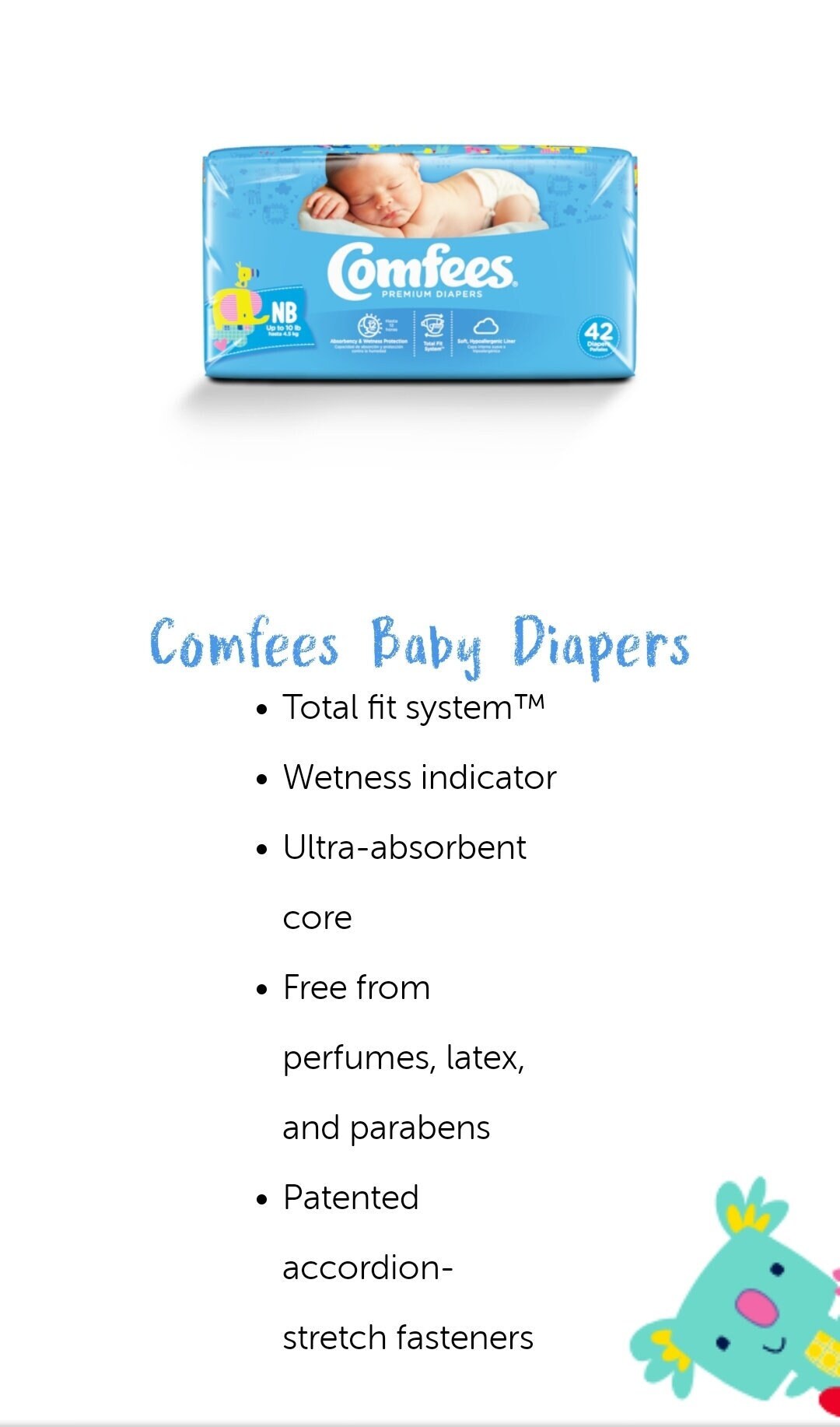 Comfees Baby Diapers - Etsy