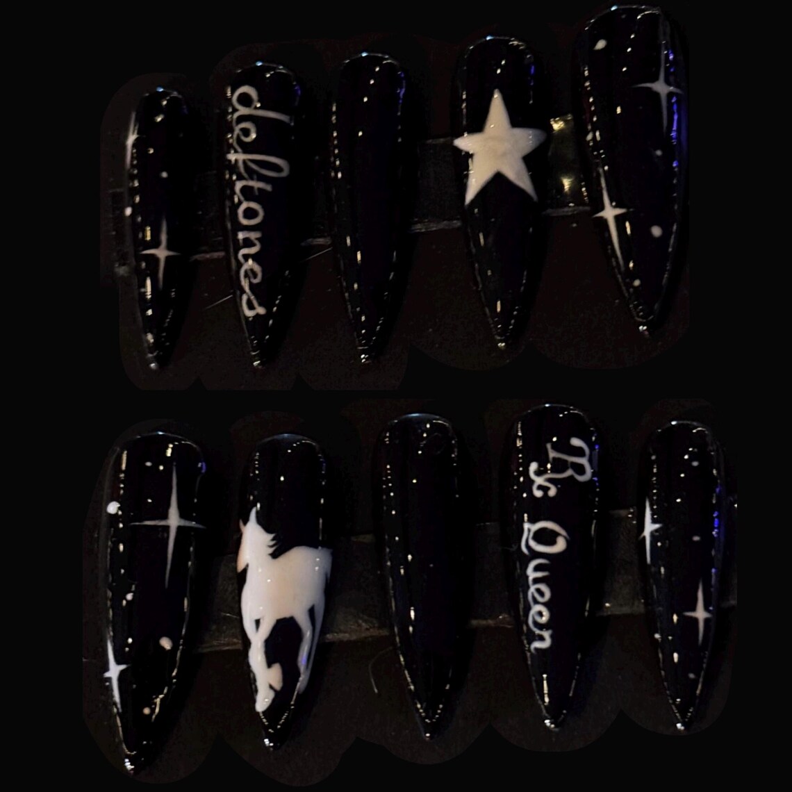 Deftones Press on Nail Set - Etsy