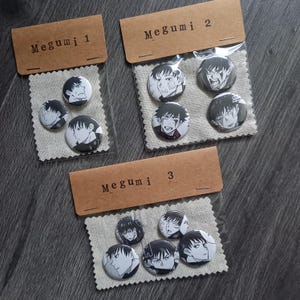 Jujutsu Kaisen Badge Packs - JJK Badges - Manga Badges - Satoru Gojo ...