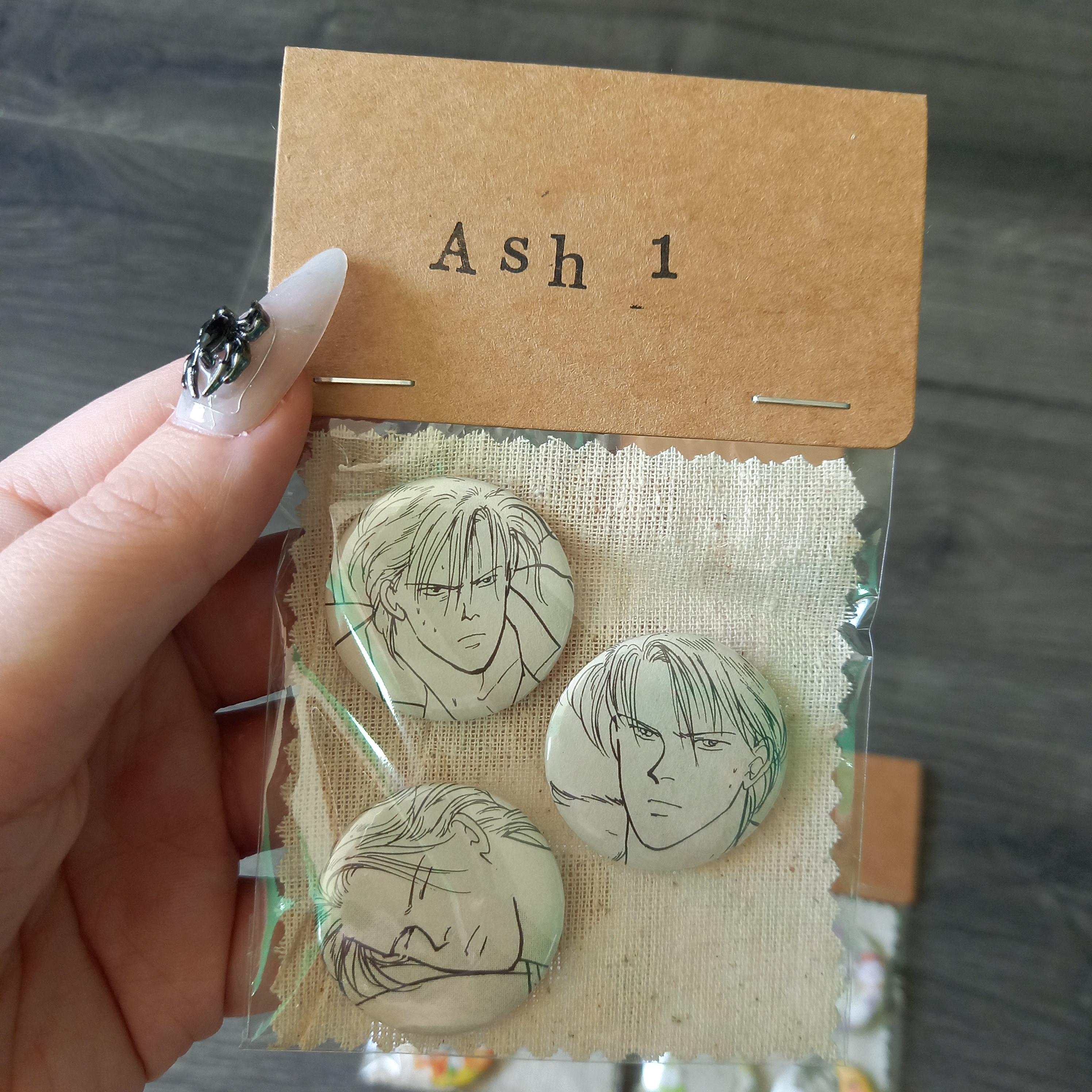 Banana Fish Badge Packs - Ash Lynx Badges - Manga Badges - Eiji Okamura ...