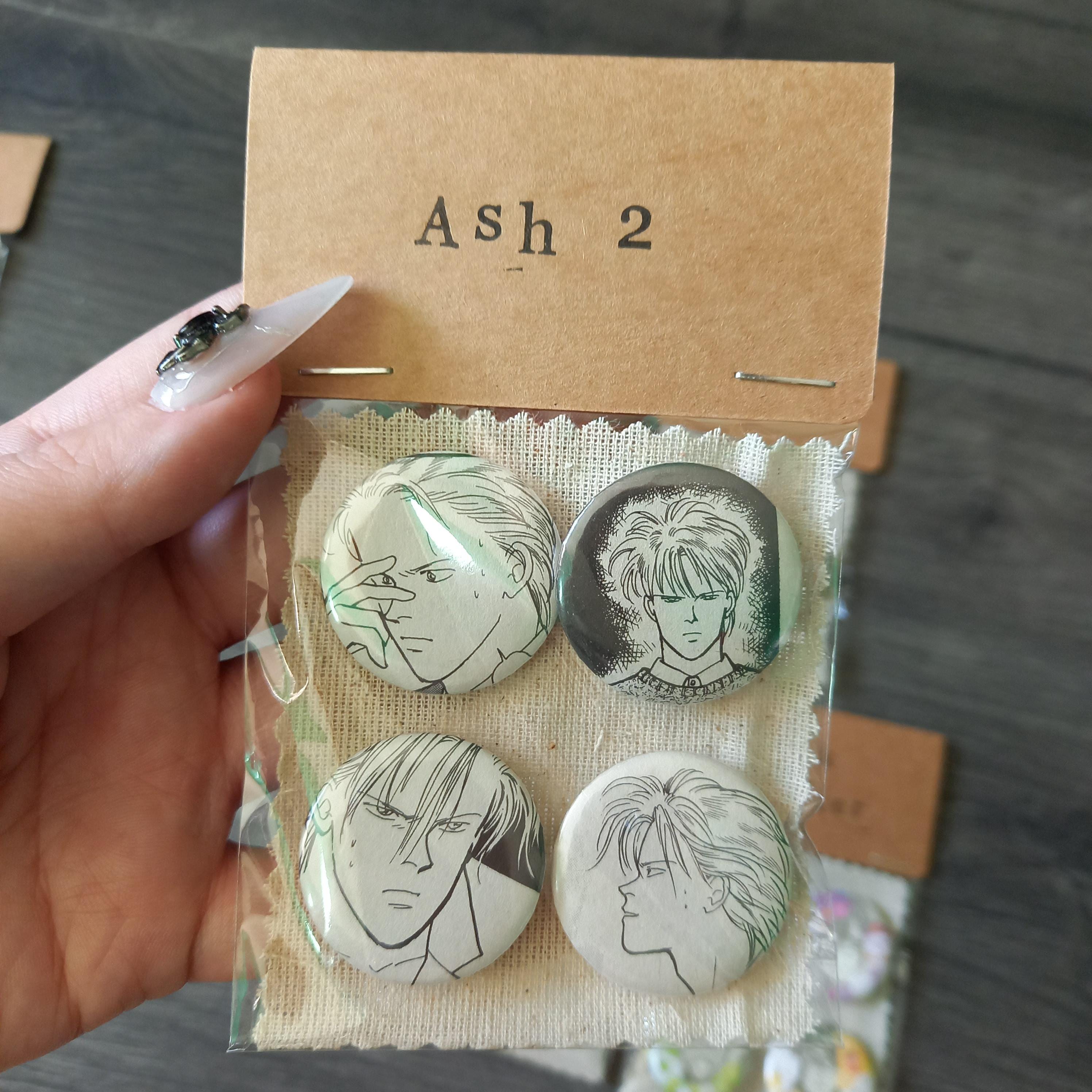 Banana Fish Badge Packs - Ash Lynx Badges - Manga Badges - Eiji Okamura ...